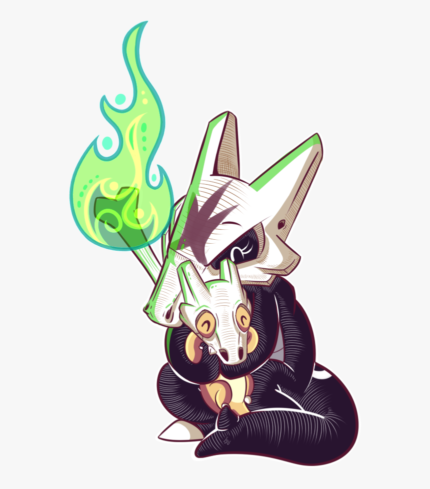 Alolan Marowak And Cubone, HD Png Download , Transparent Png Image ...