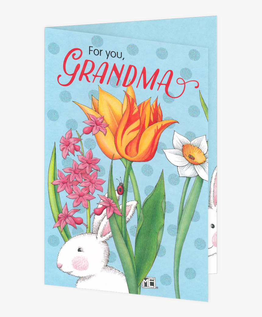 For You Grandma Easter Greeting Card - Tulip, HD Png Download ...