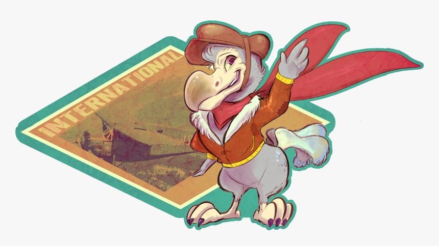 The Dodo - Cartoon, HD Png Download , Transparent Png Image - PNGitem