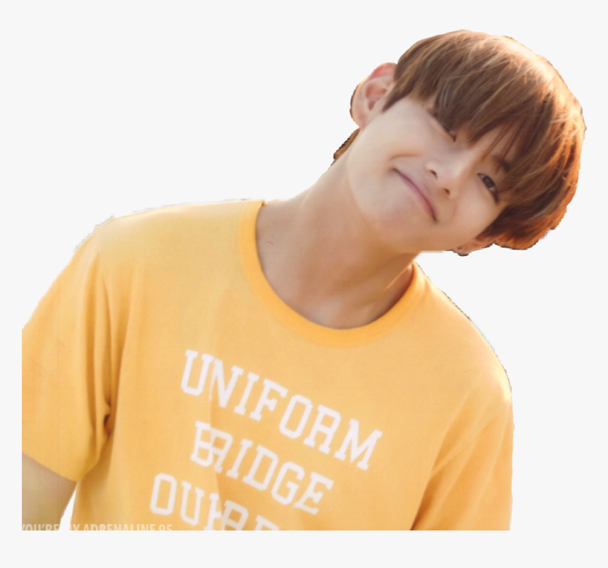 Kim Taehyung In Yellow , Png Download - Taehyung Yellow Aesthetic ...