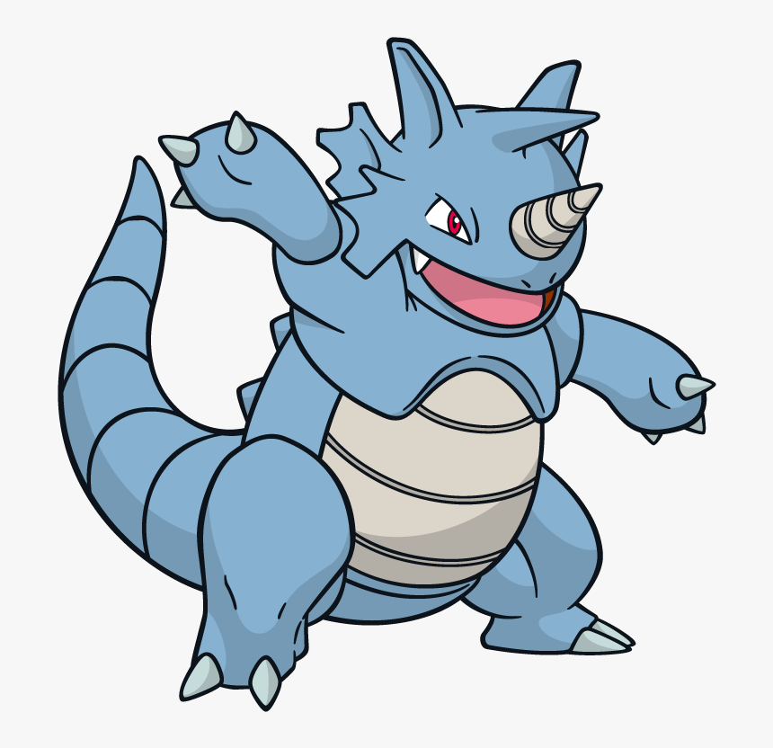 Rhydon Pokemon Character Vector Art - Rhydon Pokémon, HD Png Download ...