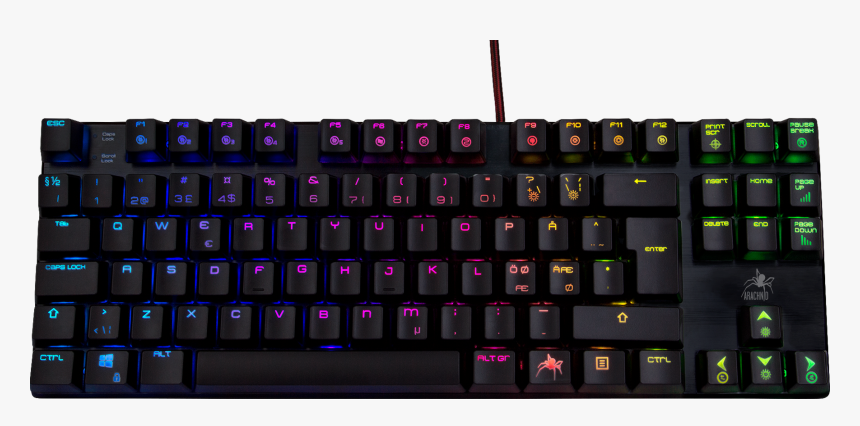 Arachnid Recore Rgb - Extra Large Key Mechanical Keyboard, HD Png ...