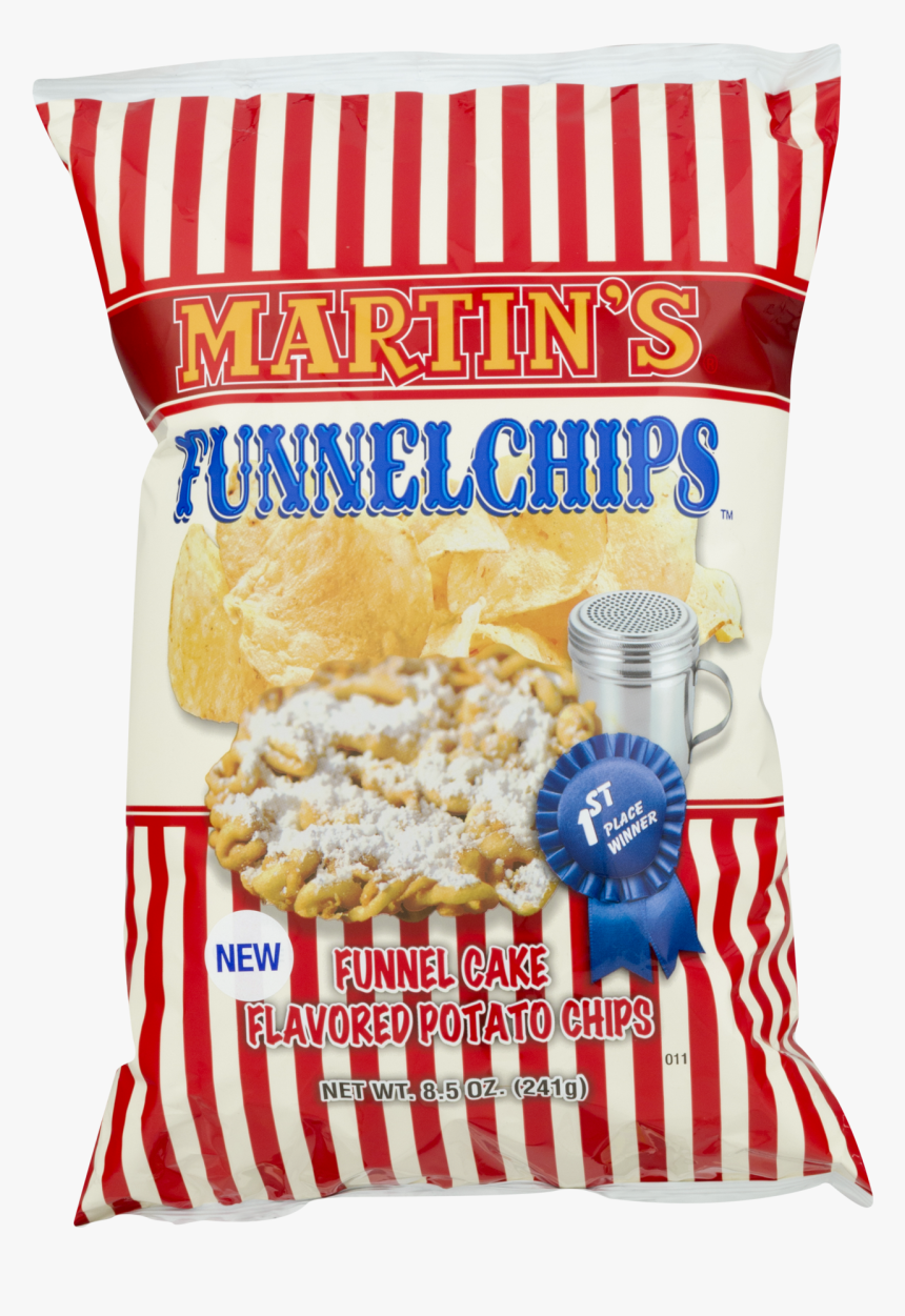 Martins Chips Funnel Cake, HD Png Download , Transparent Png Image ...
