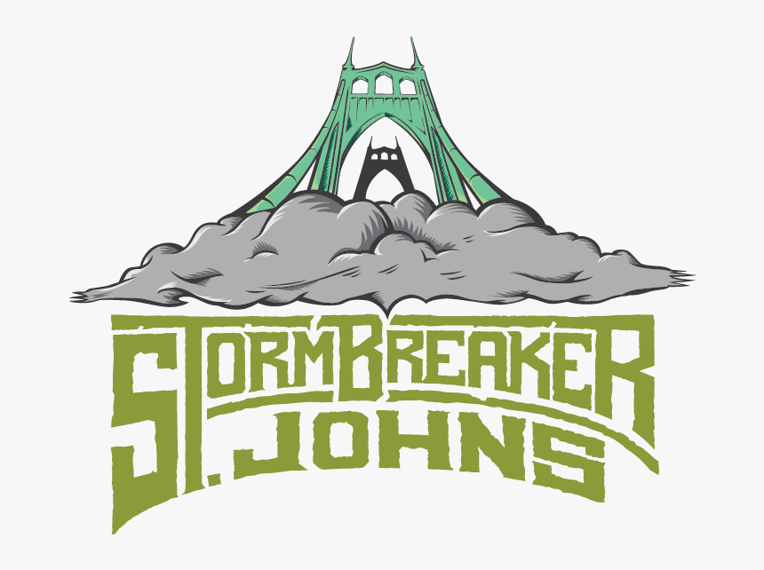 St Johns Stormbreaker Logo Green Type - Illustration, HD Png Download ...