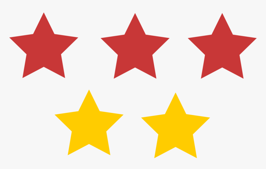Vote Star Rating Icon - 5 Stars Clipart, HD Png Download , Transparent ...