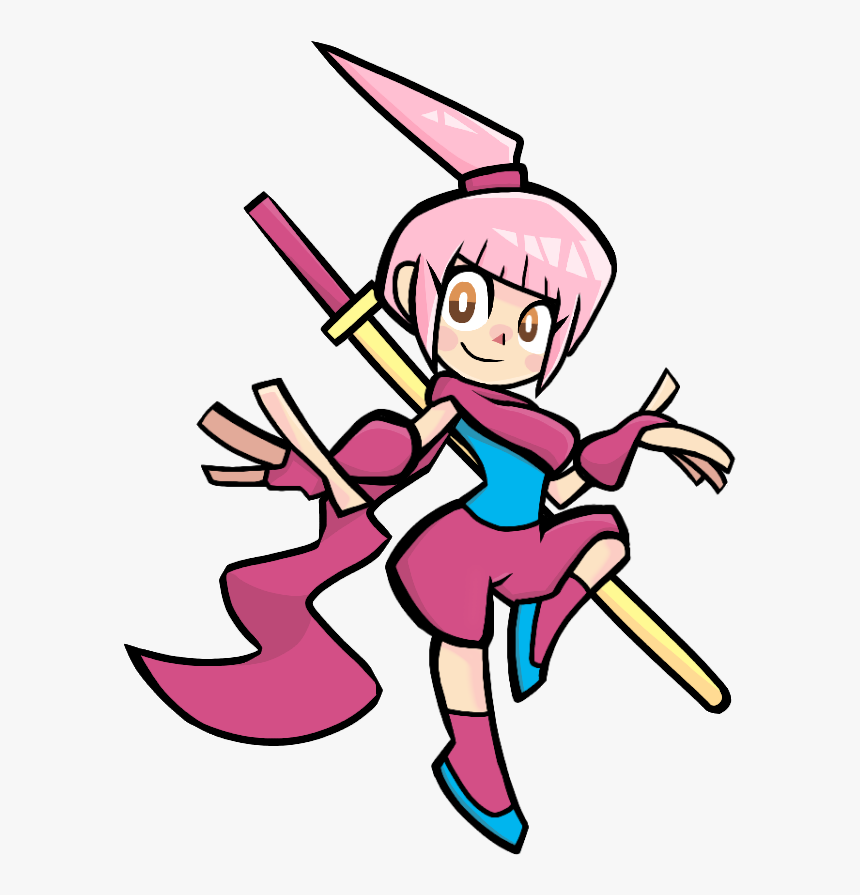 Warioware Kat - Cartoon, HD Png Download , Transparent Png Image - PNGitem