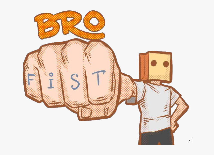 Text Cartoon Hand Product Finger - Bro Fist Gif Png, Transparent Png ...