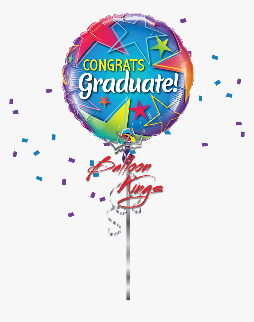 Congrats Graduate Stars - Balloon I Love You Png, Transparent Png ...