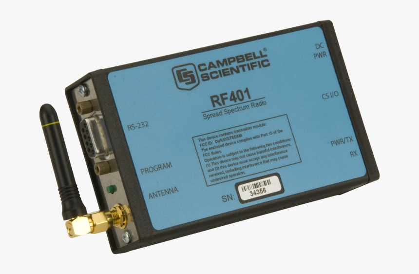 Rf401 900 Mhz Spread-spectrum Radio - 900mhz Radio, HD Png Download ...