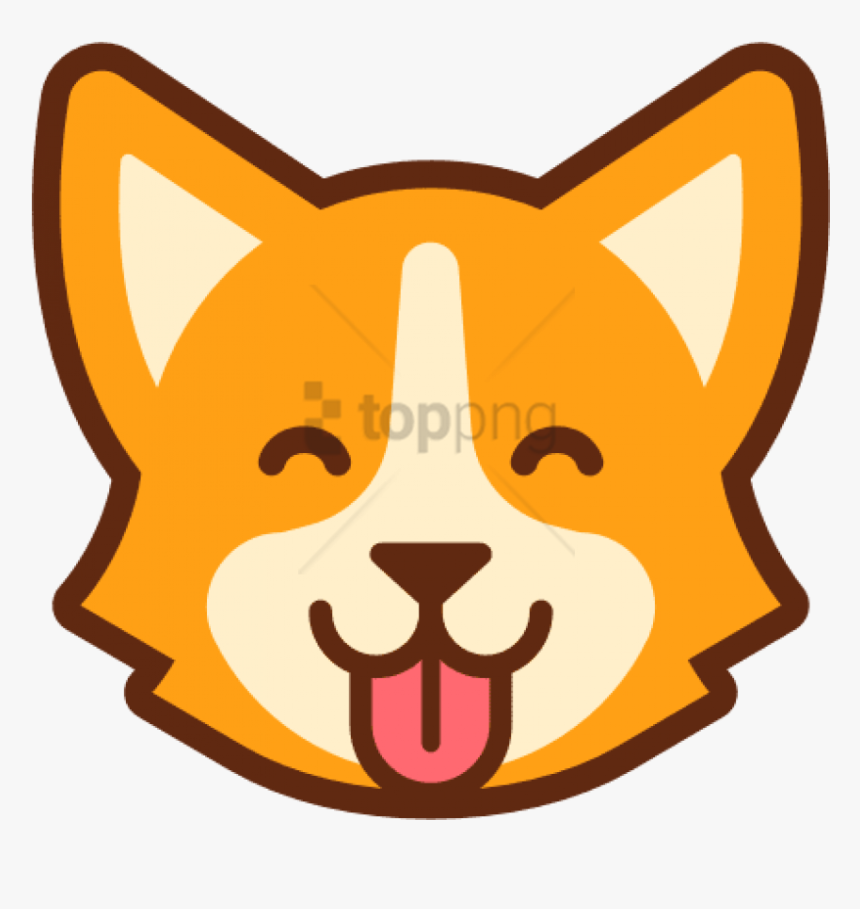 Corgi Dog Face Clipart, HD Png Download , Transparent Png Image - PNGitem