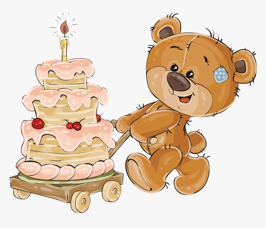 Little Bear Png - Birthday Teddy Bear Png, Transparent Png ...