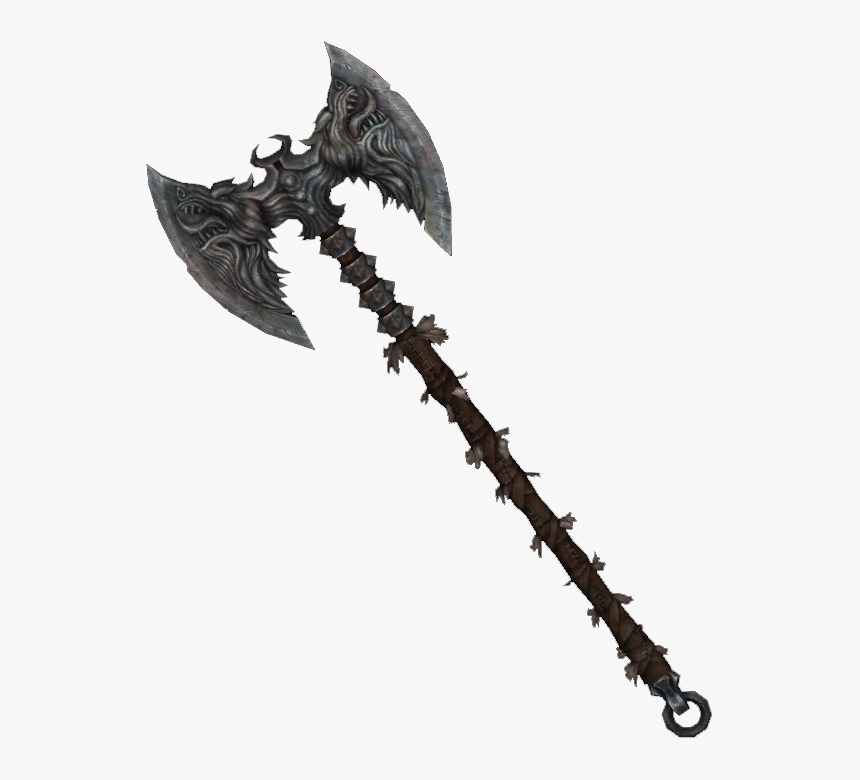 Flying Axe - Two Handed Great Axe, HD Png Download , Transparent Png ...