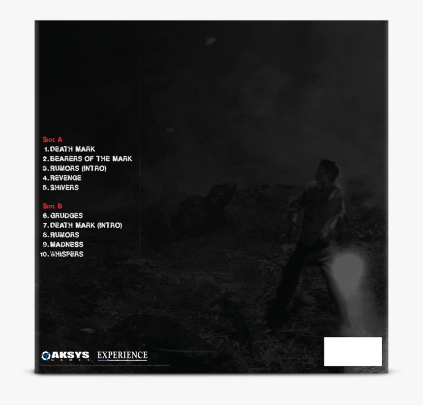 Death Mark - Back - Monochrome, HD Png Download , Transparent Png Image ...