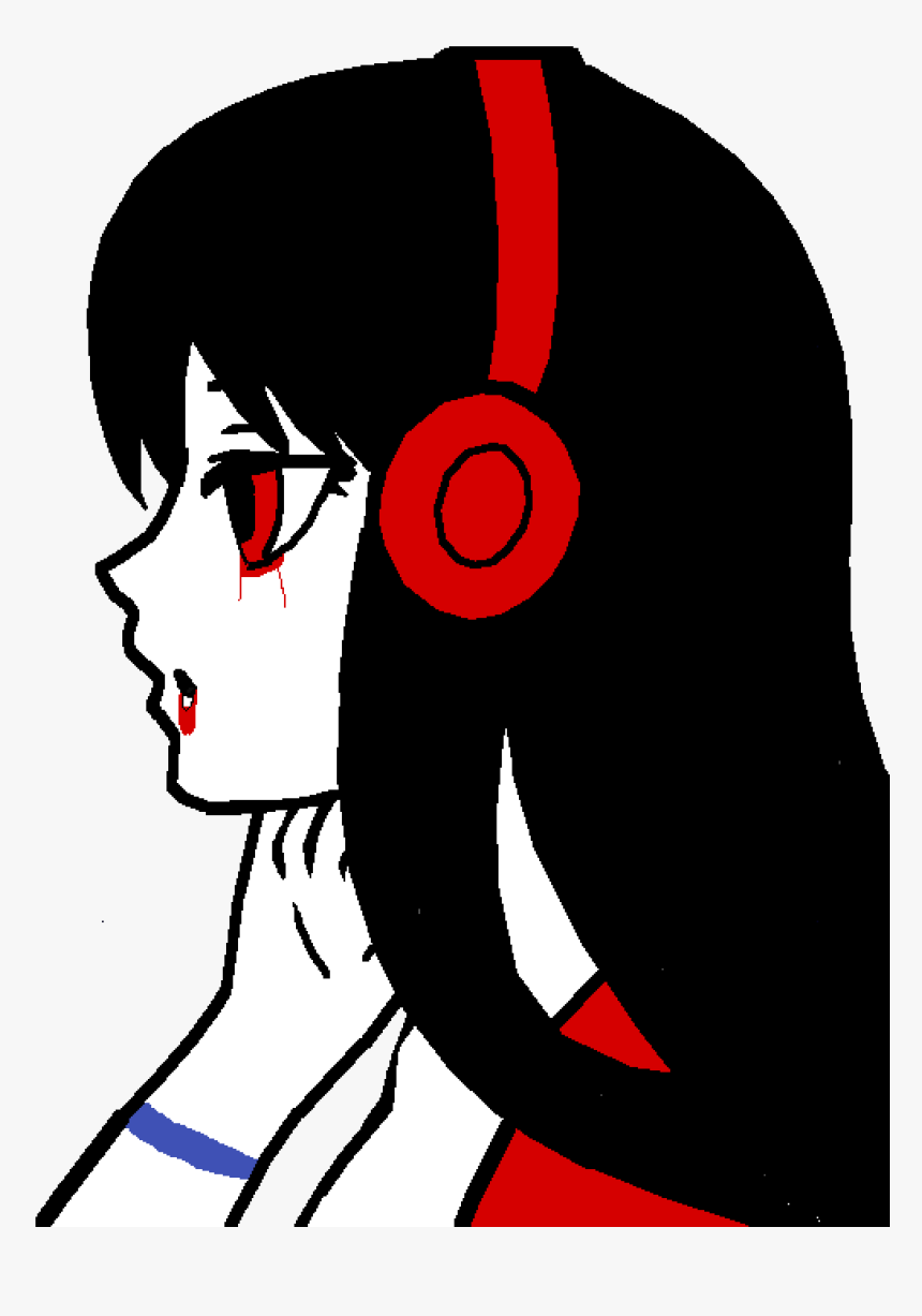 Girl Not Colored In Drawing, HD Png Download , Transparent Png Image ...