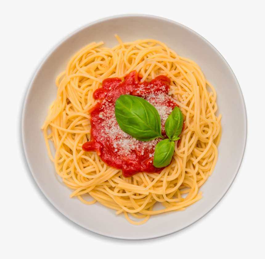 Pasta, Spaghetti And Meat Sauce - Pasta Plate Png, Transparent Png ...