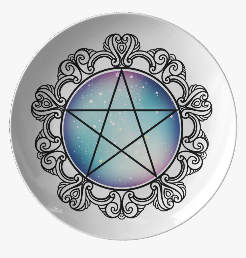 Wicca Pentacle Plate , Png Download - Symbols Of Chrisitianity ...