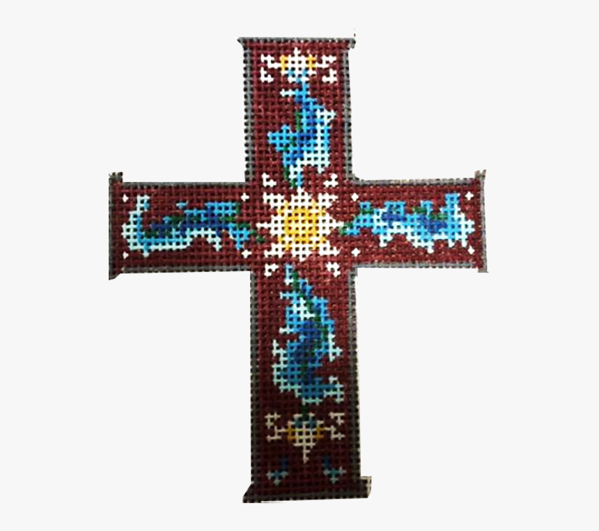 Cross, Cross With Blue Swirls - Cross, HD Png Download , Transparent ...