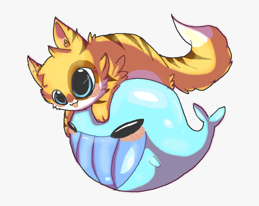 Drawn Whale Cute Chibi - Cartoon, HD Png Download , Transparent Png ...