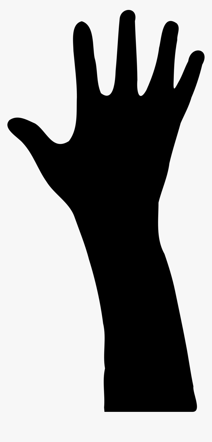 Raised Hands Png - Clipart Of A Hands And Arm, Transparent Png ...