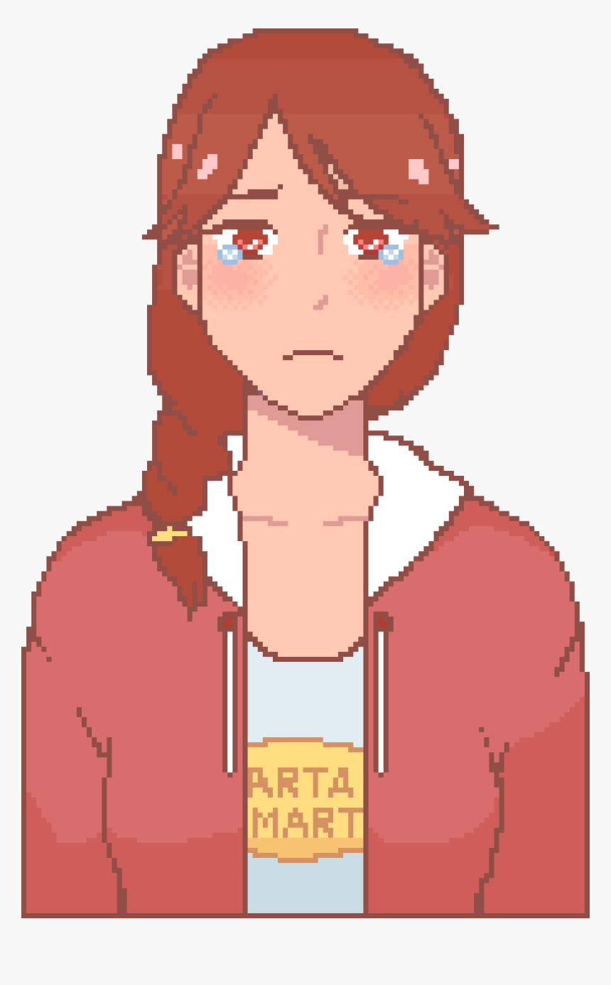 Pixel Art Girl Crying, HD Png Download , Transparent Png Image - PNGitem