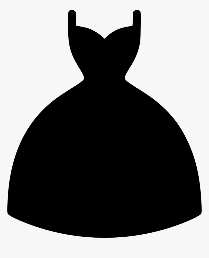 Dress Girl Women Fashion Garment - Girl Dress Icon Png, Transparent Png ...