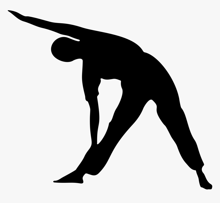 Stretching Clipart Black And White