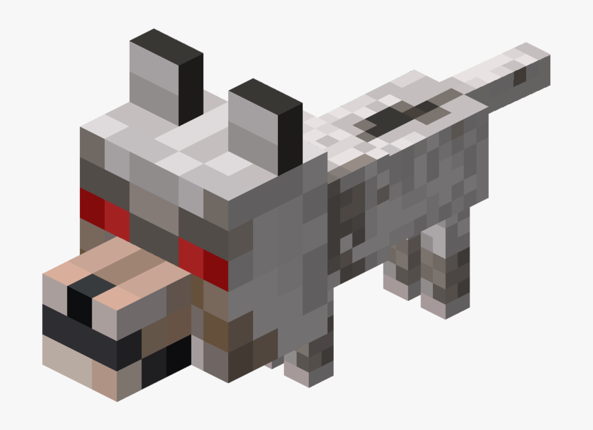 Transparent Baby Wolf Png - Minecraft Dog Png, Png Download ...