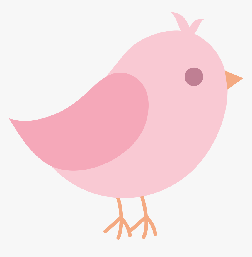 Pink Love Bird Clip Art - Pink Bird Clip Art, HD Png Download ...