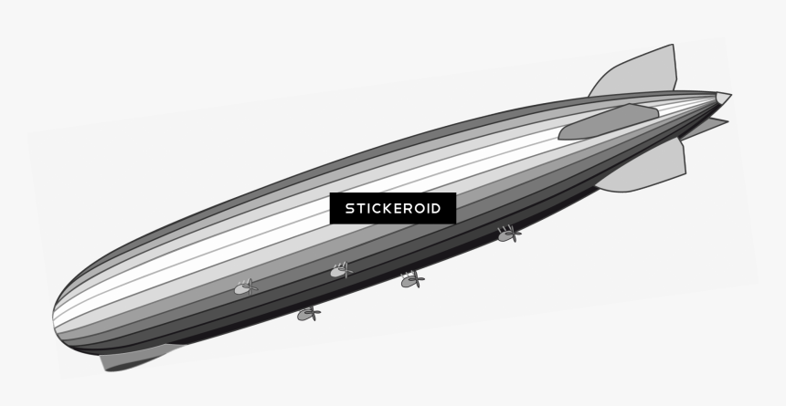 Part,wheel,blimp - Zeppelin Airship, HD Png Download , Transparent Png ...