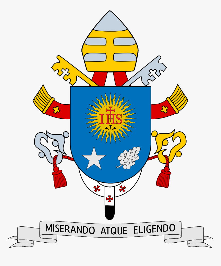 Crucifix Clipart Ash Cross - Pope Francis Crest, HD Png Download ...
