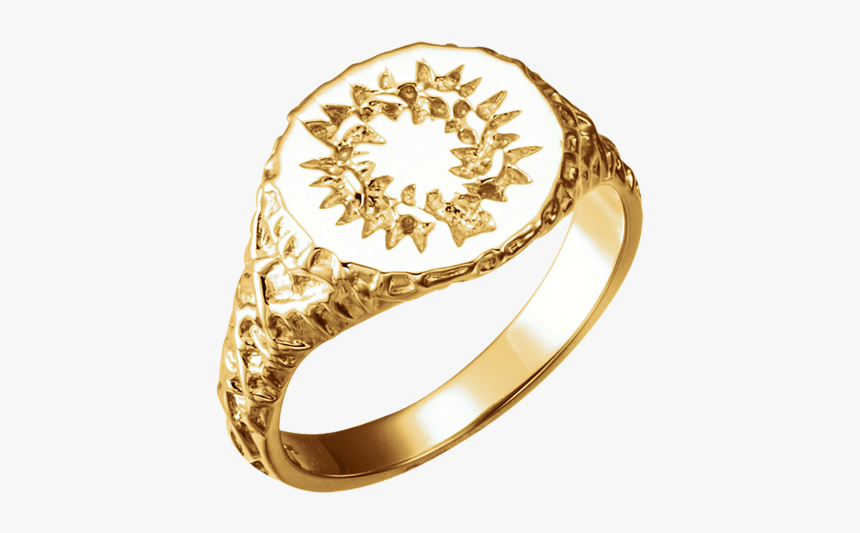 Gold Thorn Ring - Engagement Ring, HD Png Download , Transparent Png ...