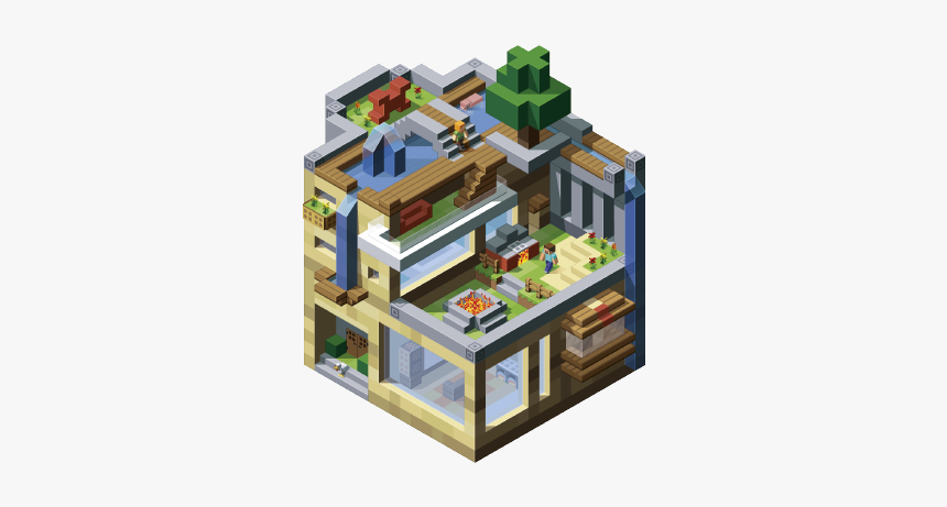 Minecraft Building Plan, HD Png Download , Transparent Png Image - PNGitem