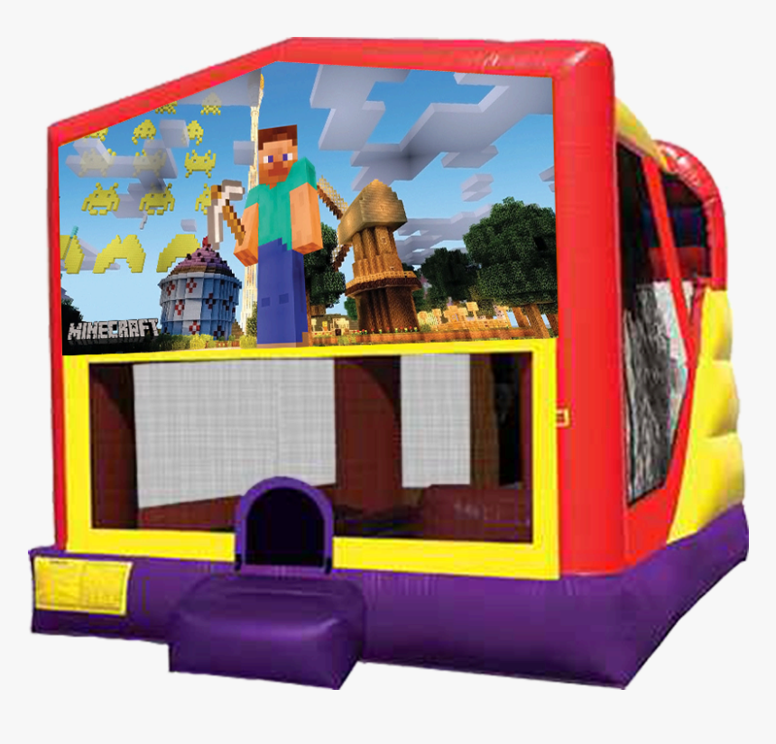 Xl Minecraft Combo - 4 In 1 Inflatable Combo, HD Png Download ...
