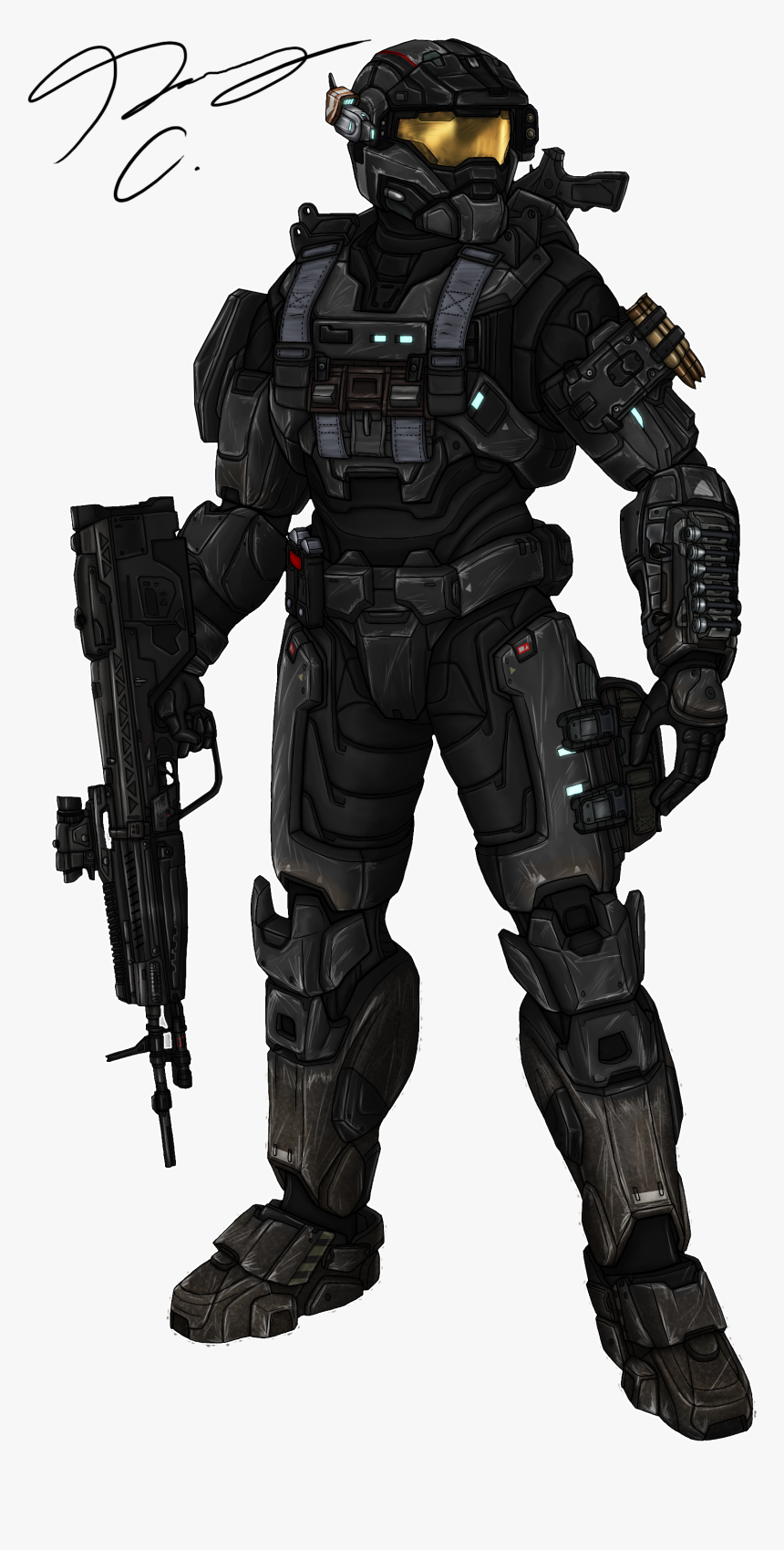 Another Commissioned I Ve - Spartan Halo, HD Png Download , Transparent ...