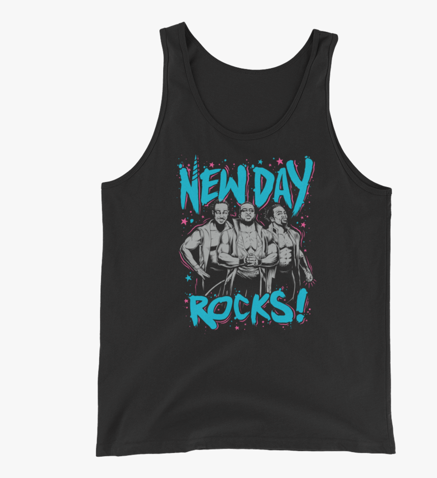 The New Day Illustrated New Day Rocks - Active Tank, HD Png Download ...