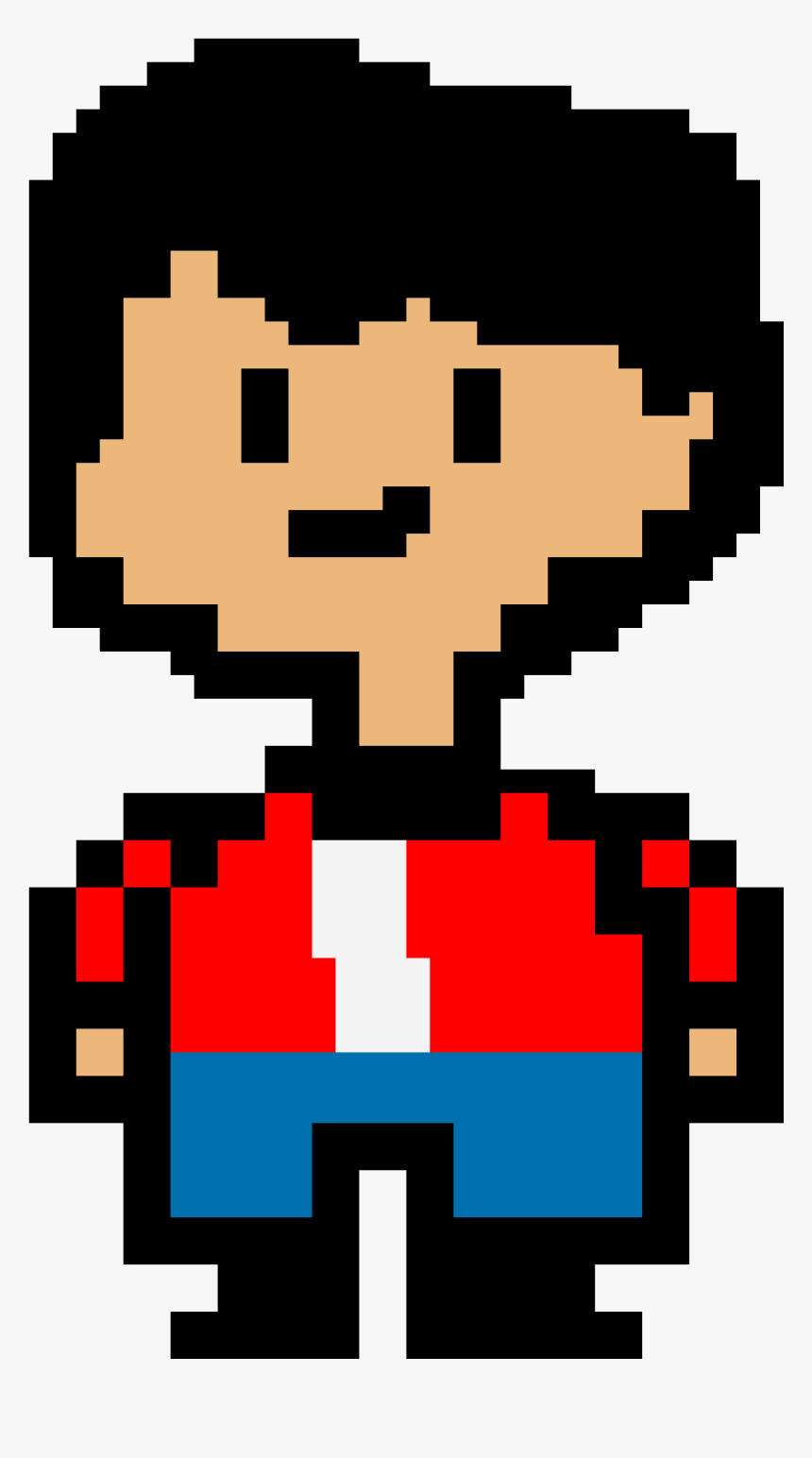 Undertale - Undertale Frisk Pixel Art, HD Png Download , Transparent ...