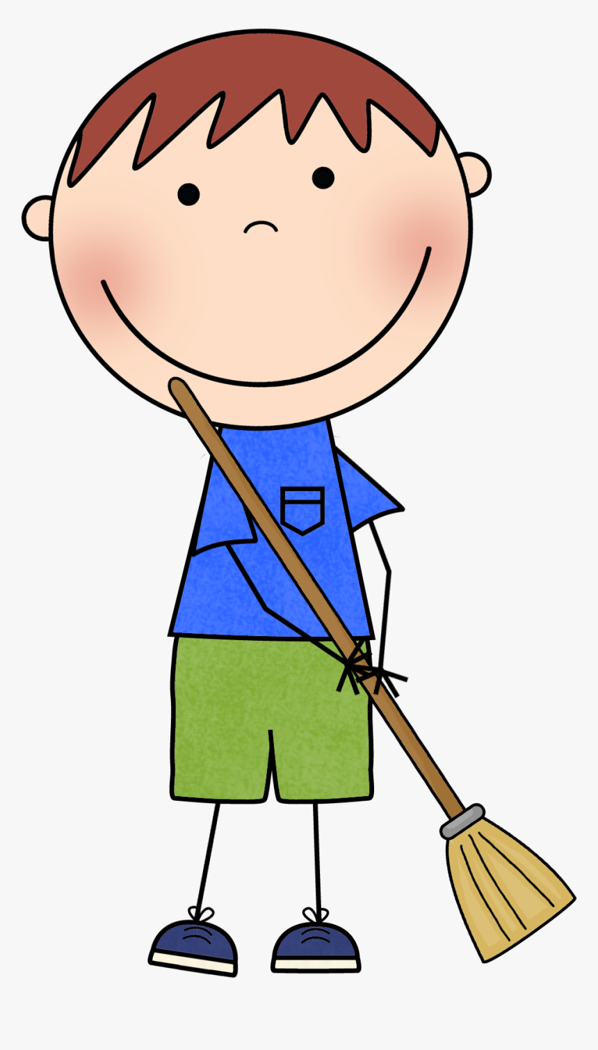 Teacher Helper Clipart Student - Classroom Cleanup Clip Art, HD Png ...