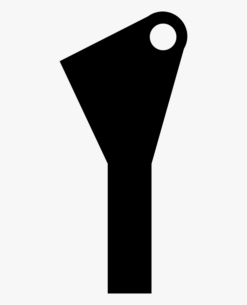 Key Black Modern Silhouette Of Triangular Shape, HD Png Download ...