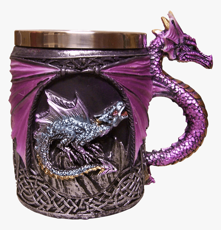 Tankard With Dragon, HD Png Download , Transparent Png Image - PNGitem