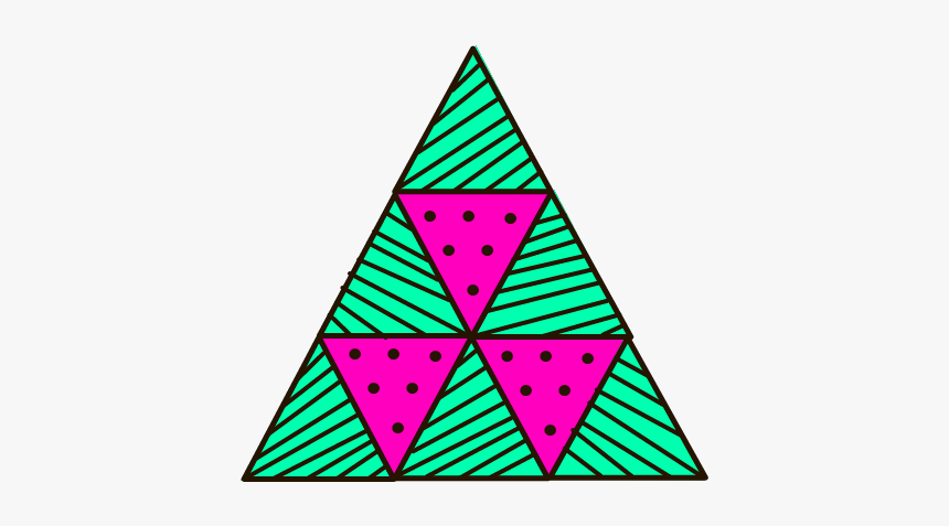 #watermelon #magenta #pink #triangle #triangles - Triangle, HD Png ...