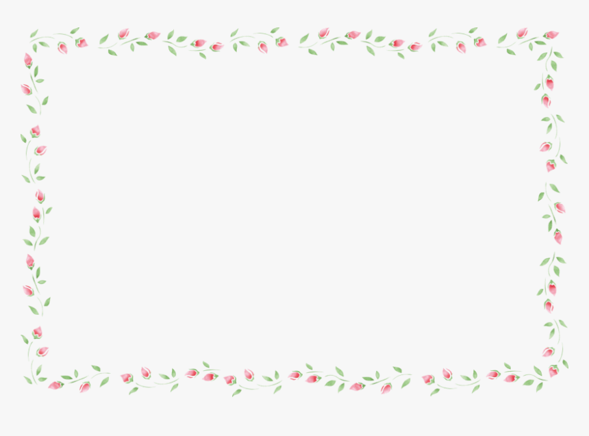 1 Frame Floral - Frame Gif Png, Transparent Png , Transparent Png Image ...