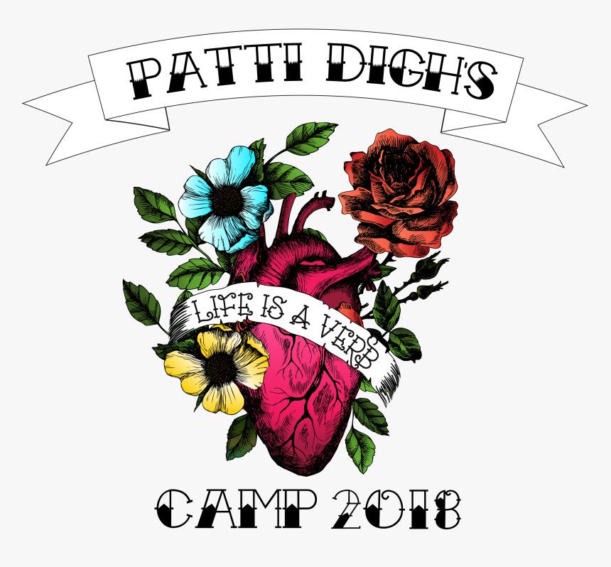 Life Is A Verb Camp - Human Heart Garden, HD Png Download , Transparent ...