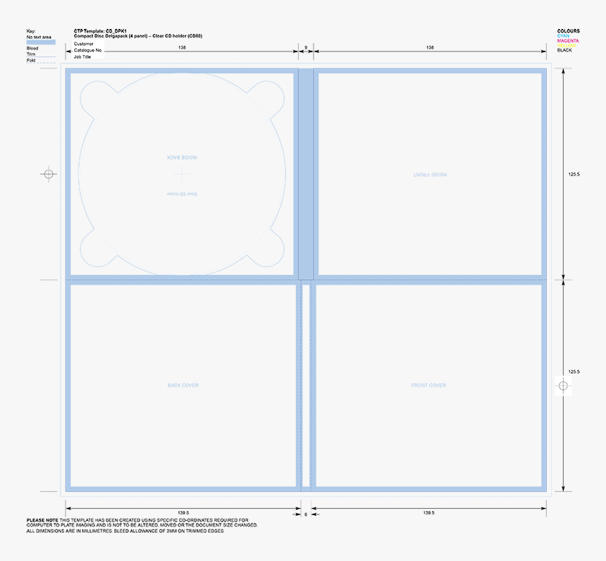 Digipack 4 Panel Template, HD Png Download , Transparent Png Image ...
