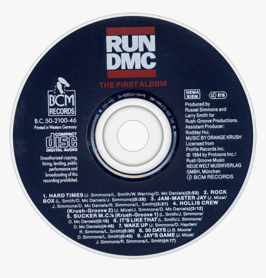 Transparent Run Dmc Png - Run Dmc Record, Png Download , Transparent ...