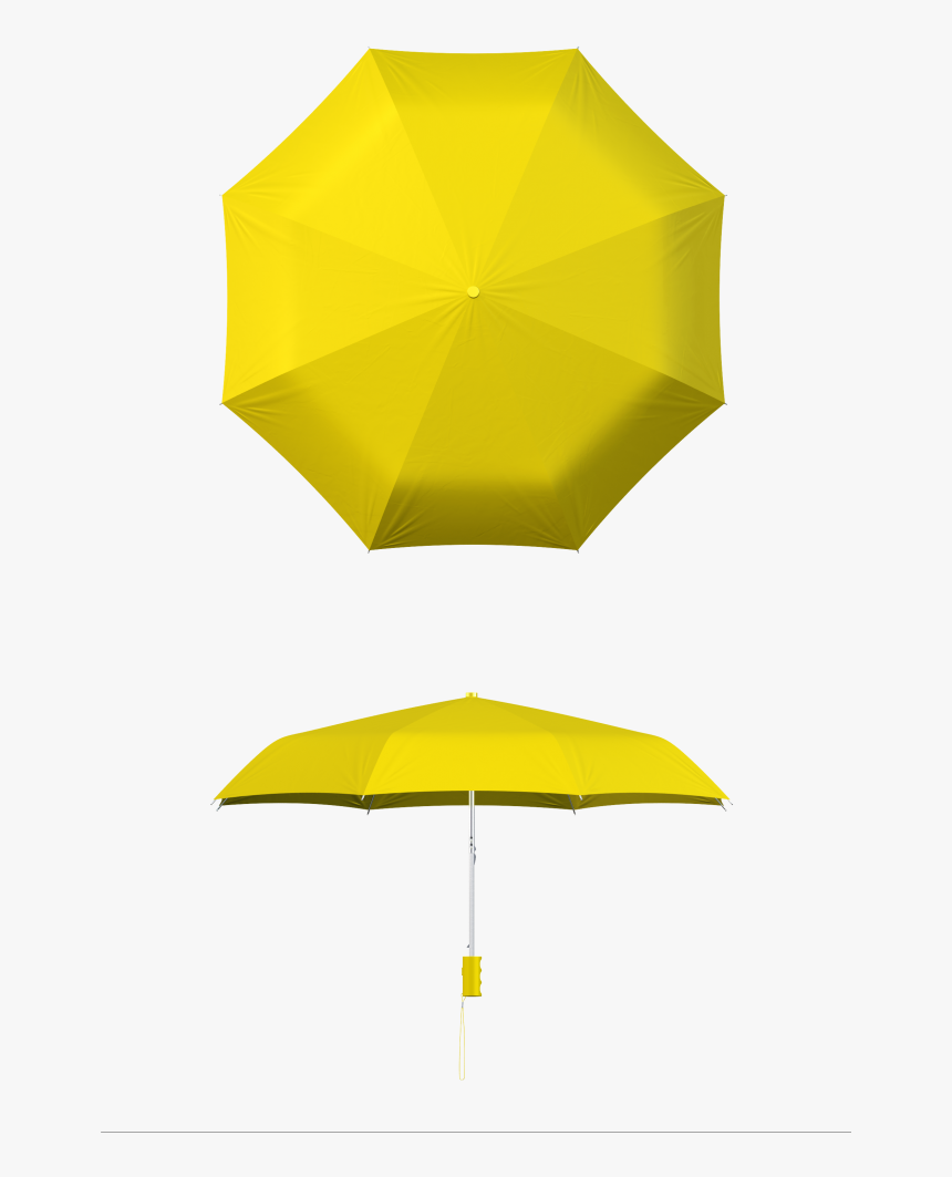 Yellow Compact Umbrella - Umbrella, HD Png Download , Transparent Png ...