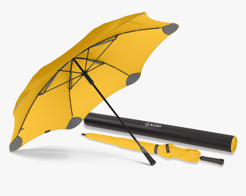 Yellow Xl Blunt Umbrella Hero - Yellow Blunt Xl, HD Png Download ...