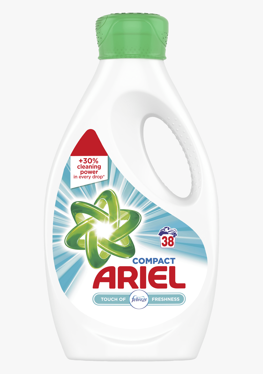 Ariel Washing Liquid With A Touch Of Febreze - Ariel Liquid, HD Png ...