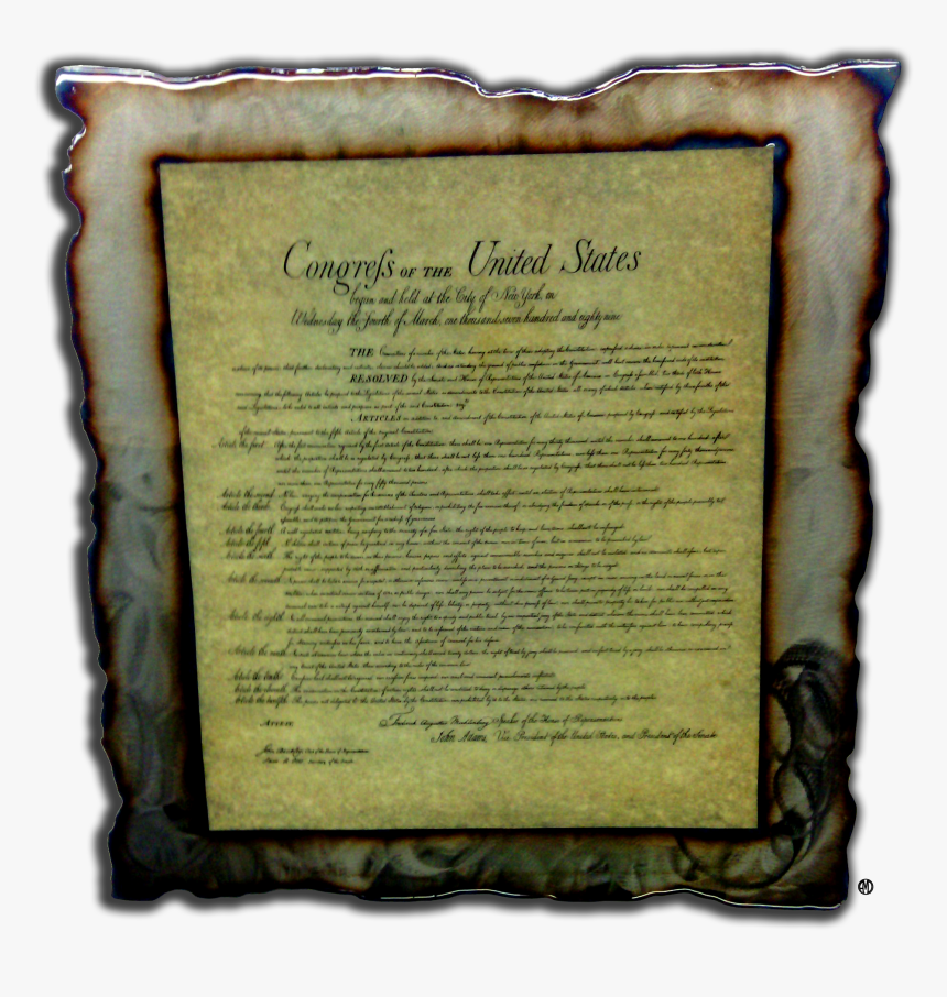 Bill Of Rights - Commemorative Plaque, HD Png Download , Transparent ...