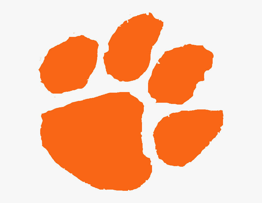 Tiger Paw Png - Transparent Clemson Tiger Logo, Png Download ...