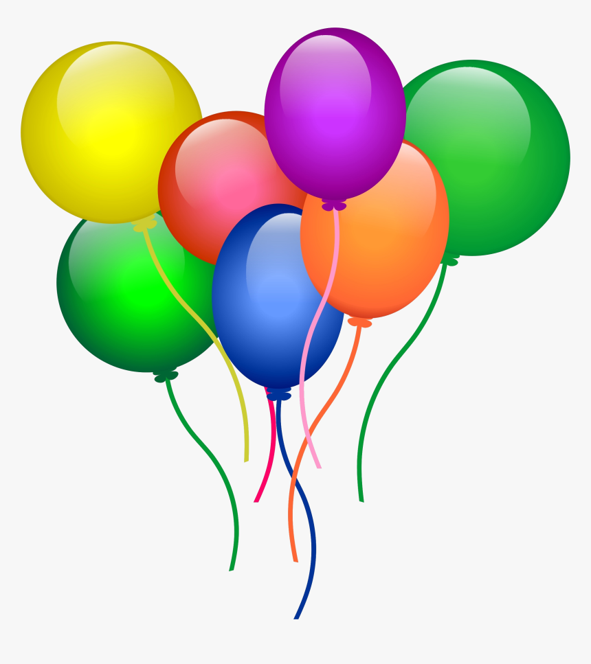 7 Balloons Clip Art, HD Png Download , Transparent Png Image - PNGitem